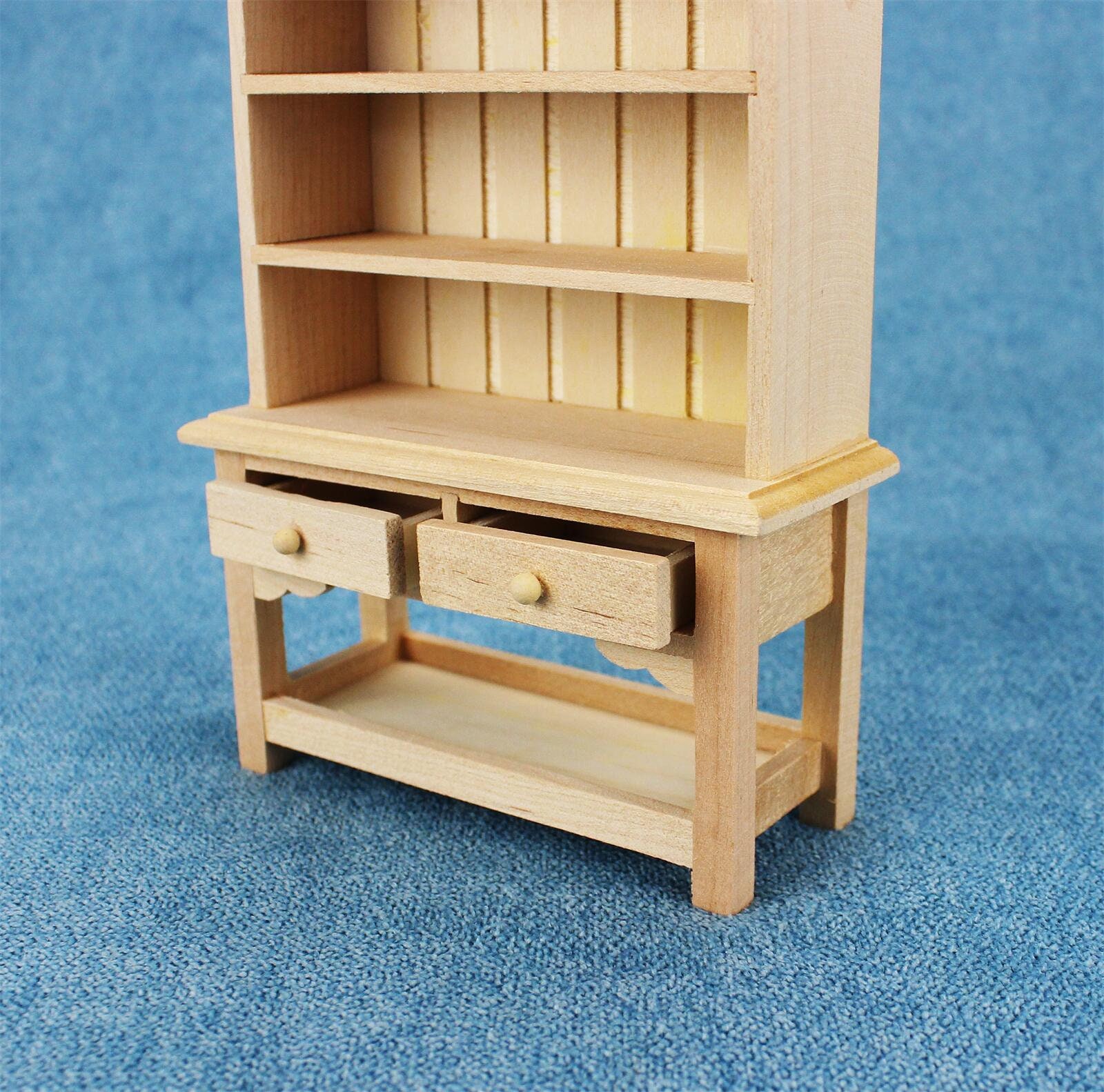 Dollhouse Miniature Furniture 1/12 Scale Unpainted Wooden - Etsy