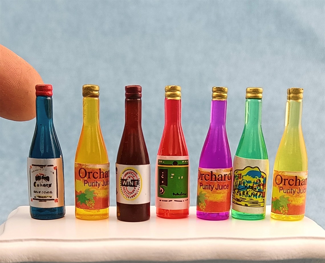 1/12 Scale Dollhouse Pre Owned Dollhouse Decortion Diy Toys Wine Bottle ...