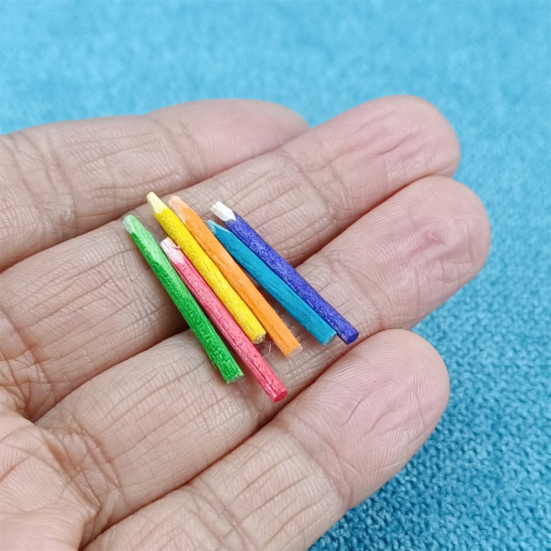 Dollhouse Colored Pencil Model Miniature 1/12 Scale Model Decortion Diy ...