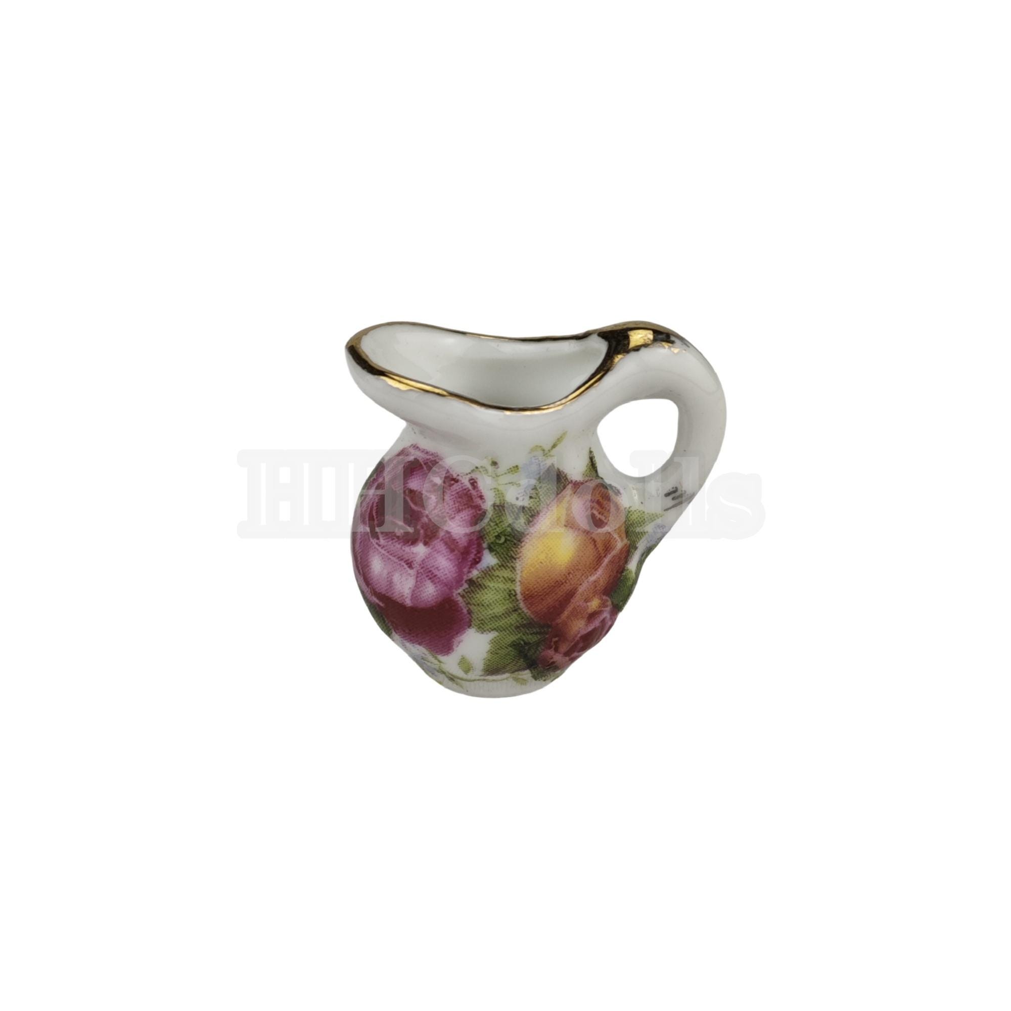 8 Colors Toy DIY Dollhouse 1:12 Scale Miniature Ceramic Milk Jug ...