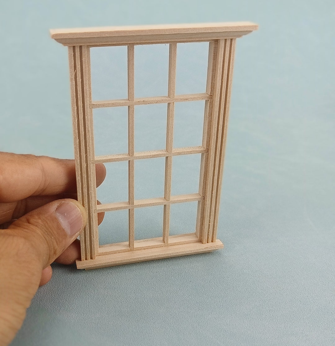 Unpainted Windows Dollhouse Miniature 1/12 Scale - Etsy