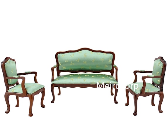 1/12 Scale Dollhouse Miniature Furniture Model Chair and Sofa - Etsy