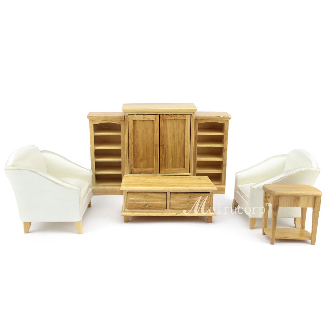 Dollhouse 1/12 scale miniature furniture wooden hand Living | Etsy