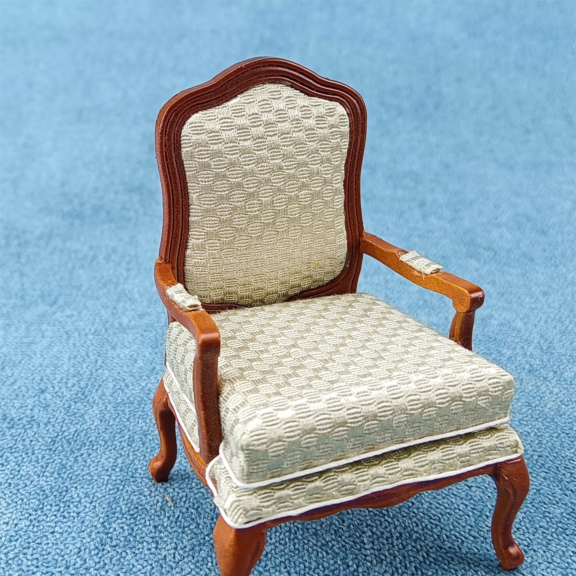 Miniature Dollhouse 1:12 Scale Furniture Living Room Sofa and Chair Tea ...