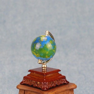 Dollhouse Globe Miniature 1/12 Scale Model Decortion Diy Toys - Etsy