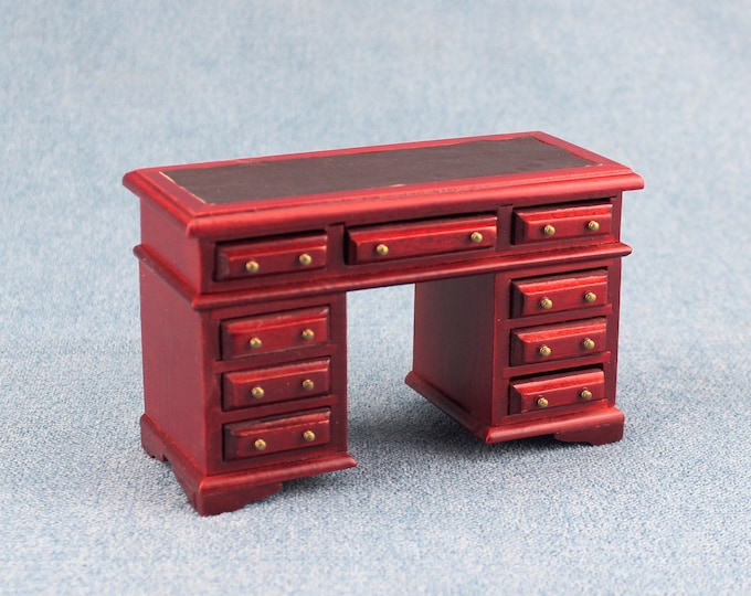 Miniature Dollhouse 1:12 Scale Desk/office Desk - Etsy