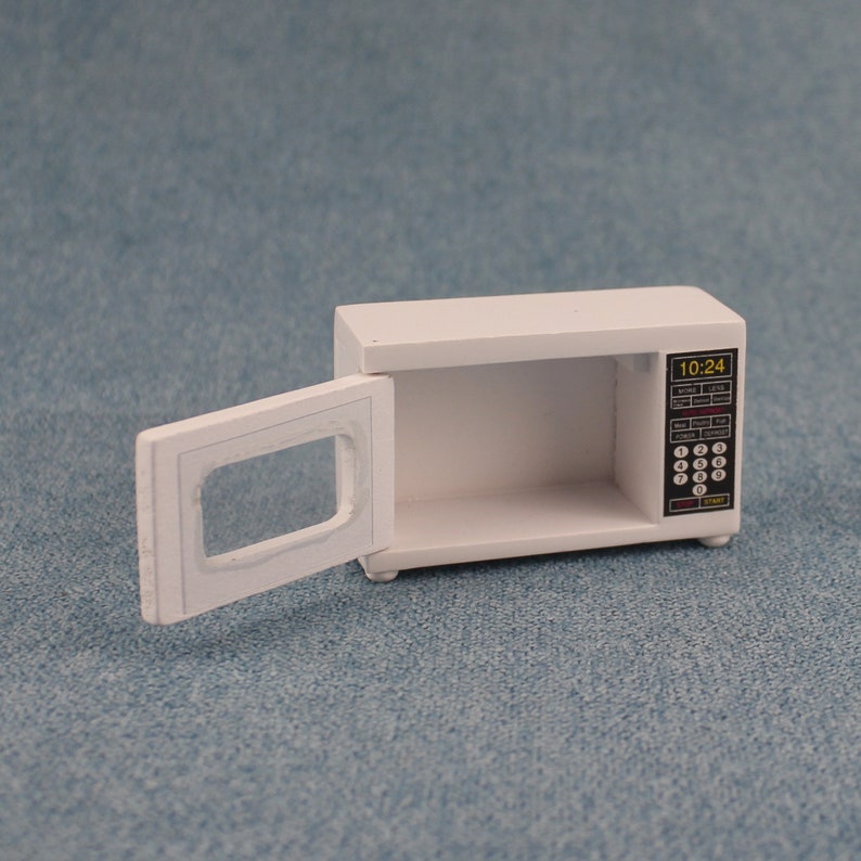 Miniature Dollhouse 1:12 Scale Microwave Oven - Etsy