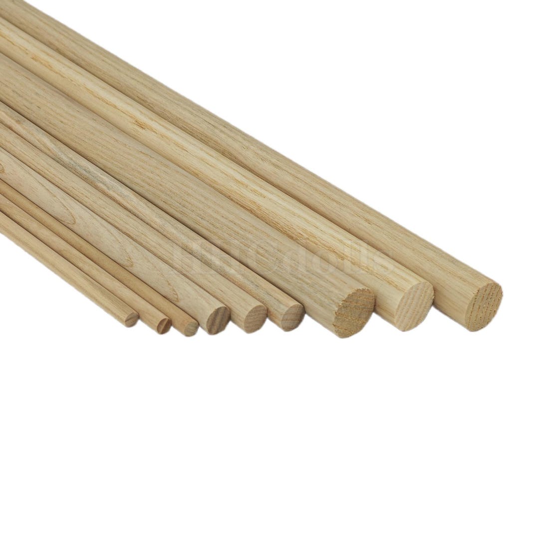 Ash Wood Round Rod: Craft Pen Blanks, 3-50mm Diameter - Etsy