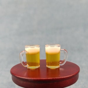 Dollhouse Beer Mug/cup Model Miniature 1/12 Scale Decortion Diy Toys - Etsy