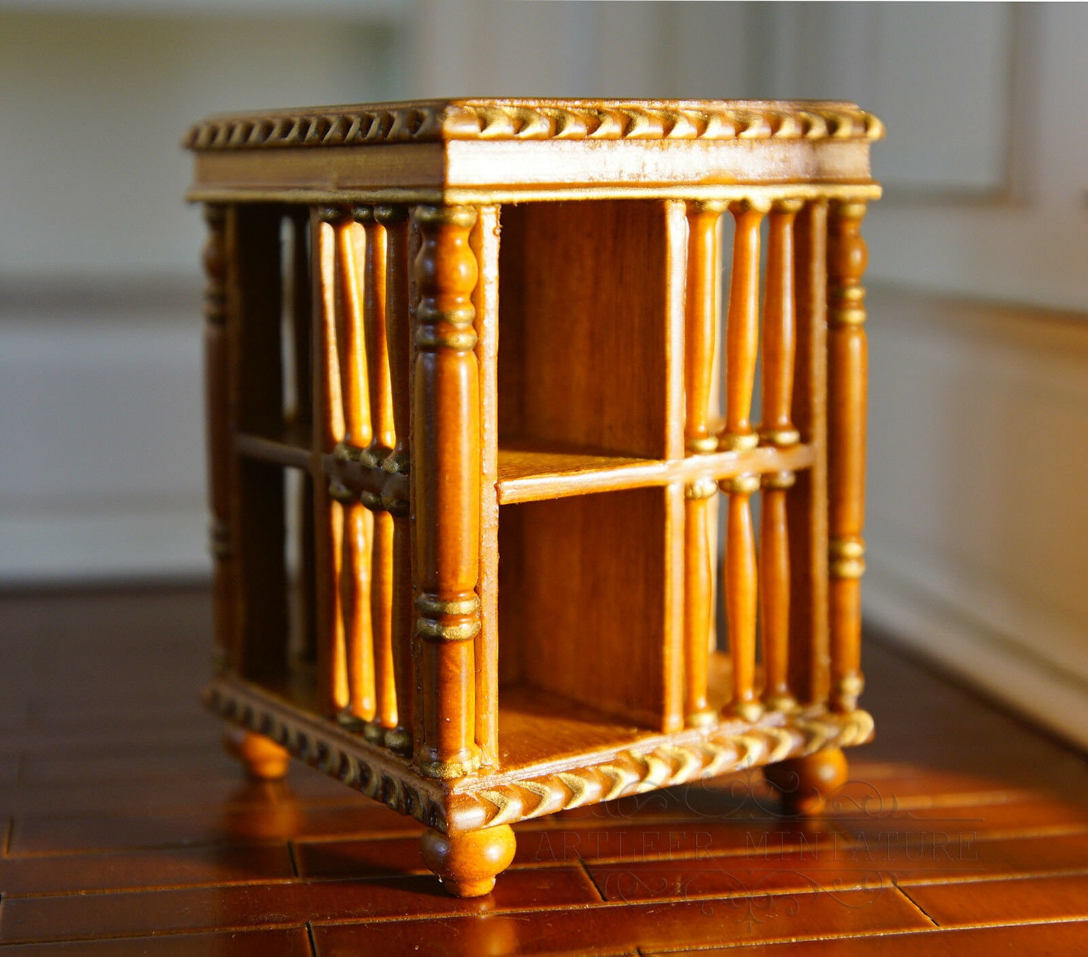 1/12 Scale Wooden Newspaper Rack Dollhouse Furniture Wooden | Etsy