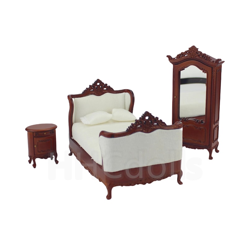 Dollhouse Bedroom Furniture Country - Etsy New Zealand