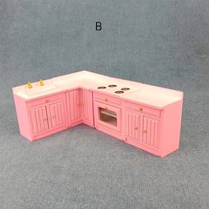Miniature Dollhouse 1:12 Scale Kitchen Cabinet Set - Etsy