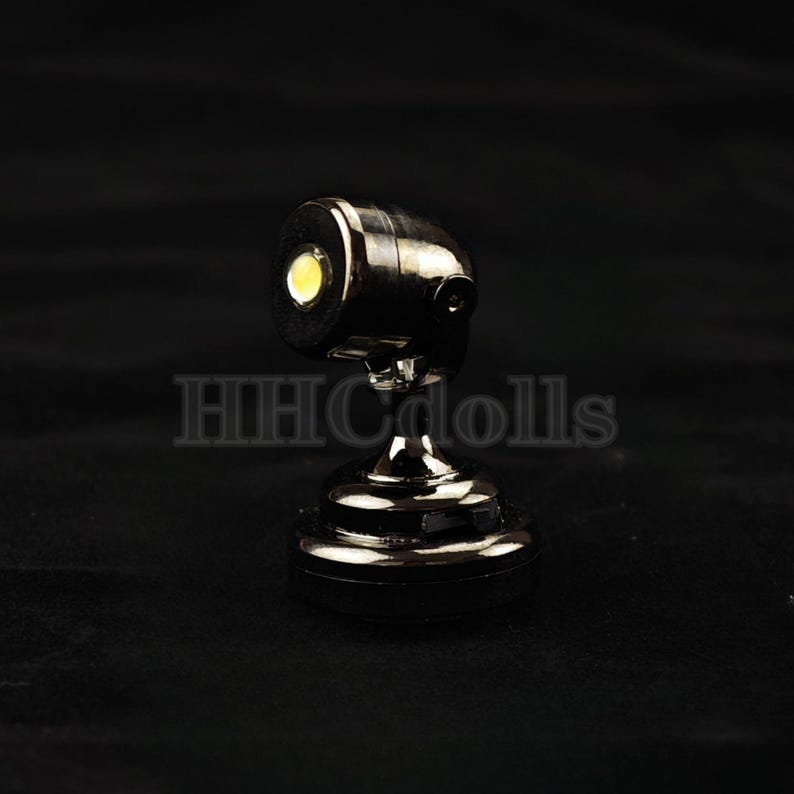 Miniature LED Spotlight: 1/12 Scale Dollhouse Lighting - Etsy