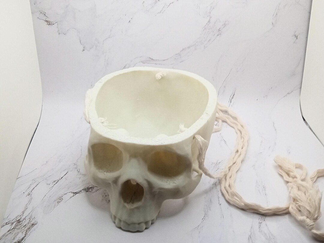 3d Printed Skull Planter - Etsy