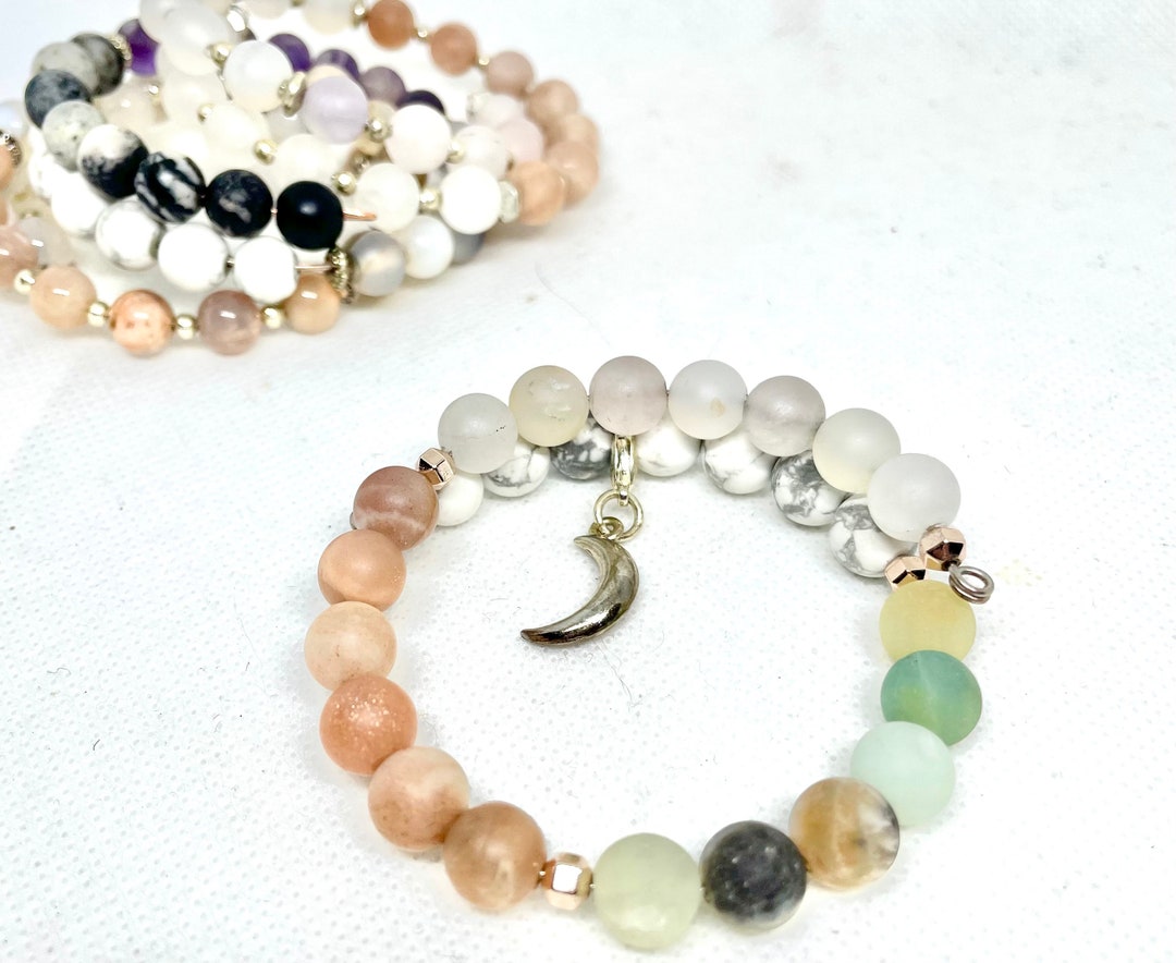 Vata Pacifying Cycle Tracking Bracelet - Crystal Bracelet for Women ...