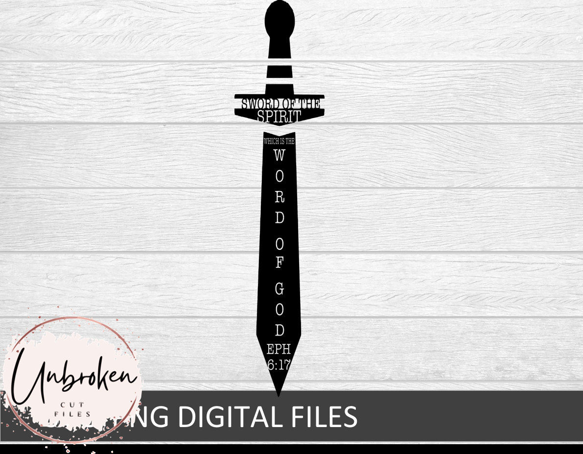 Sword Of The Spirit Craft Template