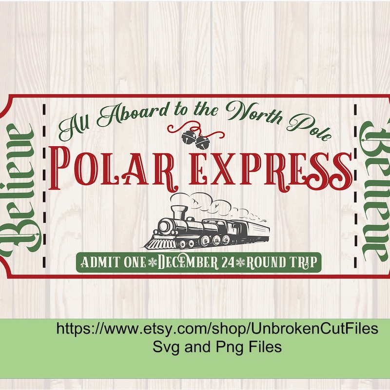 Polar Express Sign - Etsy