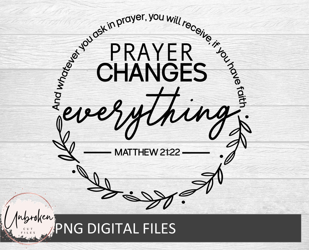Prayer Changes Things
