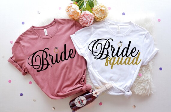 Bride Squad Svg Wedding Bride Shirts Apparel Bride Ring - Etsy