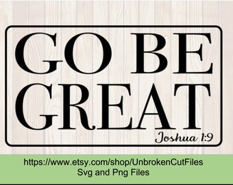 Go Be Great Svg - Etsy