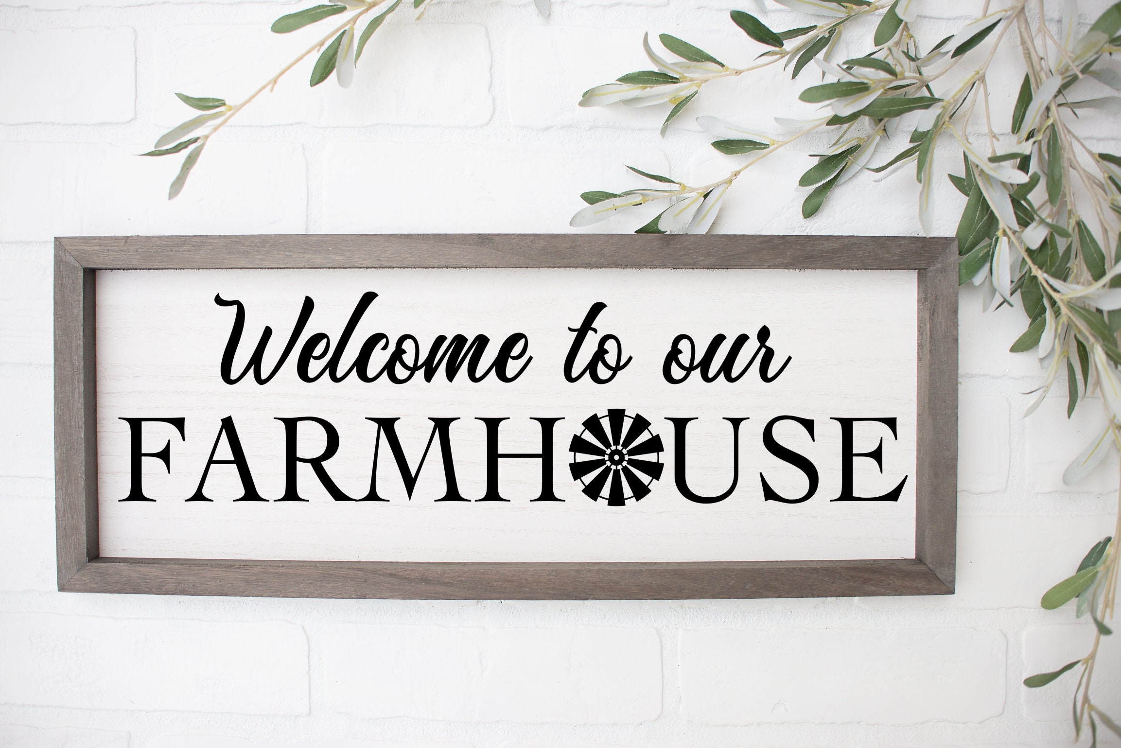 Welcome to Our Farmhouse PNG and SVG File, Farmhouse Signs, Welcome ...