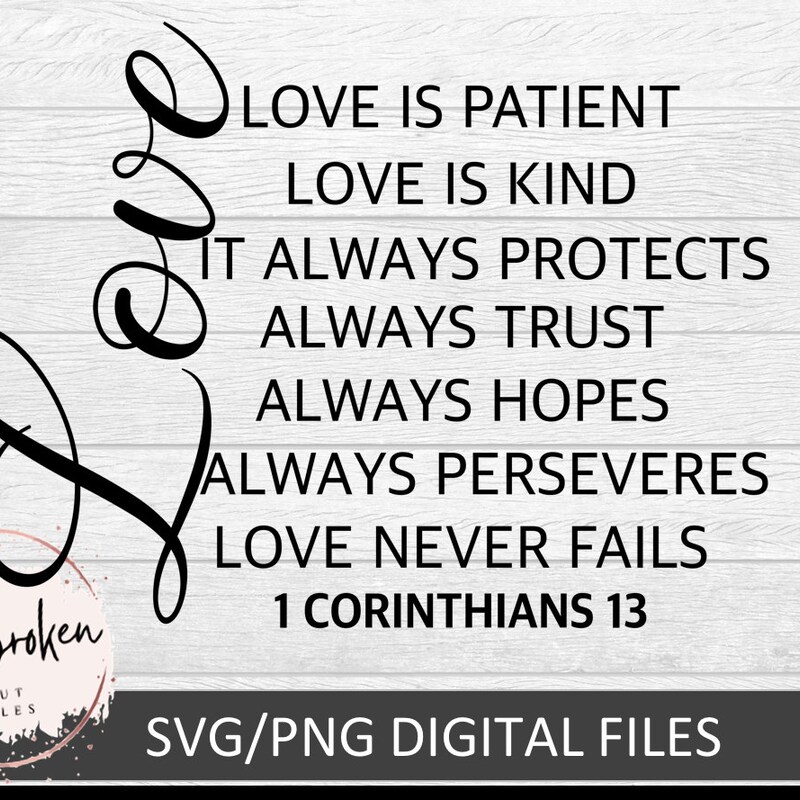 1 Corinthians 13 - Etsy
