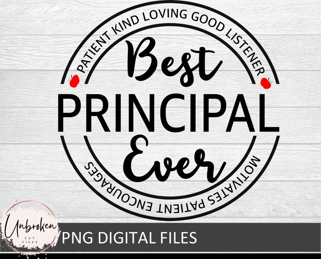 Principal Svg, Ornament or Car Charm Svg, Gift for Principal Digital ...