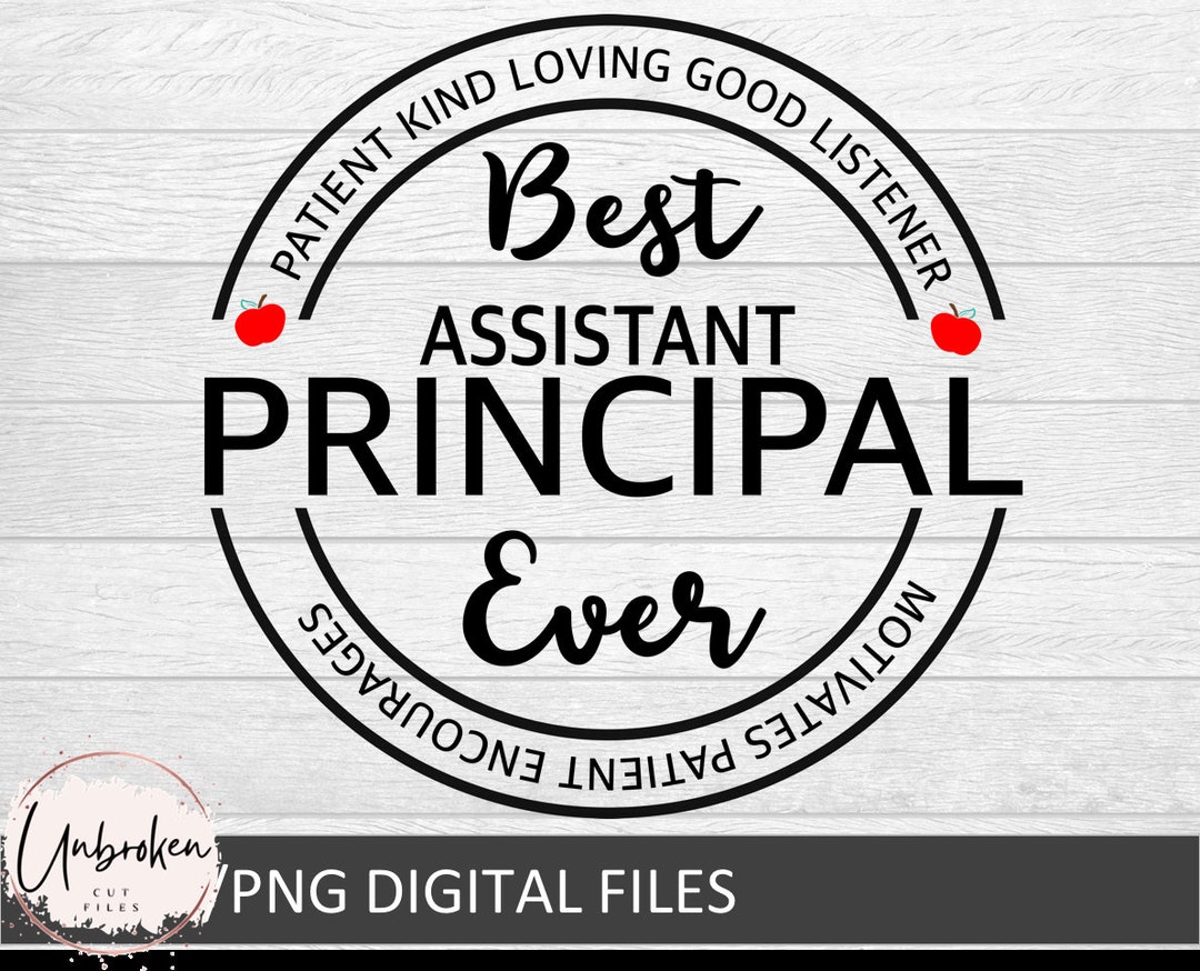 Assistant Principal Svg, Ornament or Car Charm Svg, Gift for Principal ...