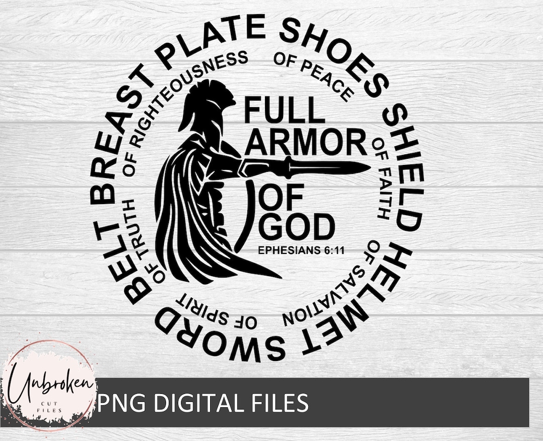 Armor of God Svg,belt of Truth Svg,sword of the Spirit Svg,shoes of ...