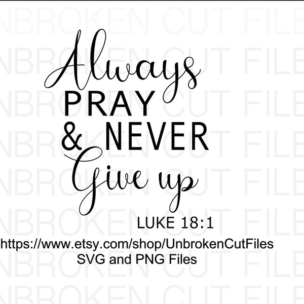 Always Pray - Etsy