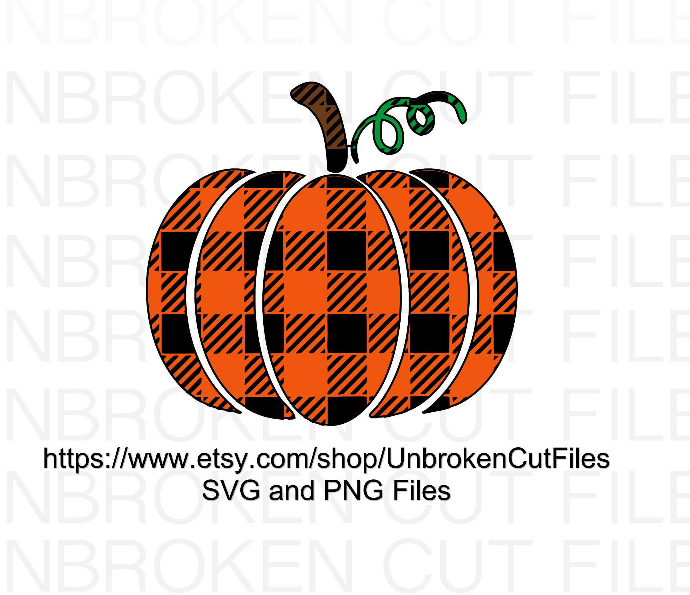 Plaid Pumpkin Svg Thanksgiving Svg Pumpkin Clipart Pumpkin - Etsy