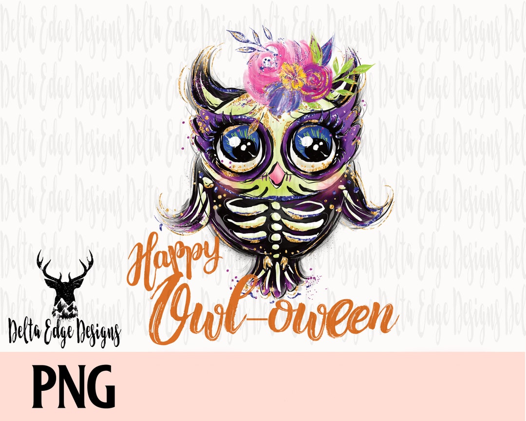 Happy Owl-oween Halloween PNG Printable Digital - Etsy