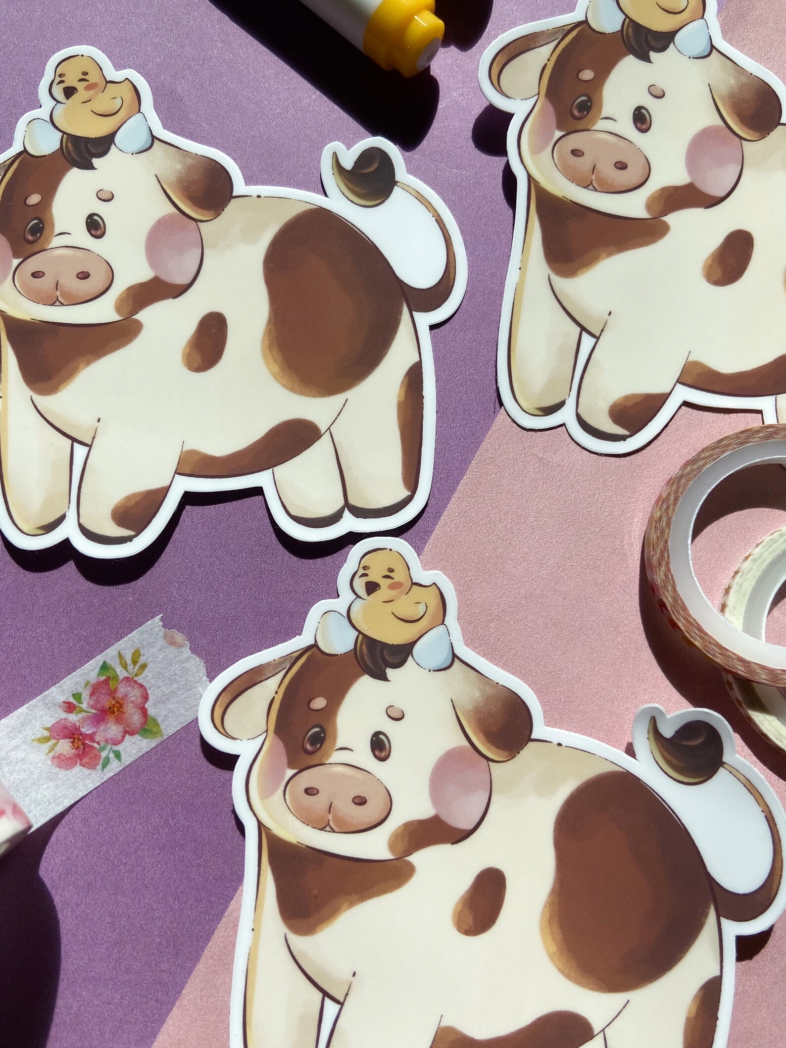 Cow Sticker Laptop Sticker Farm Animal Sticker Country | Etsy
