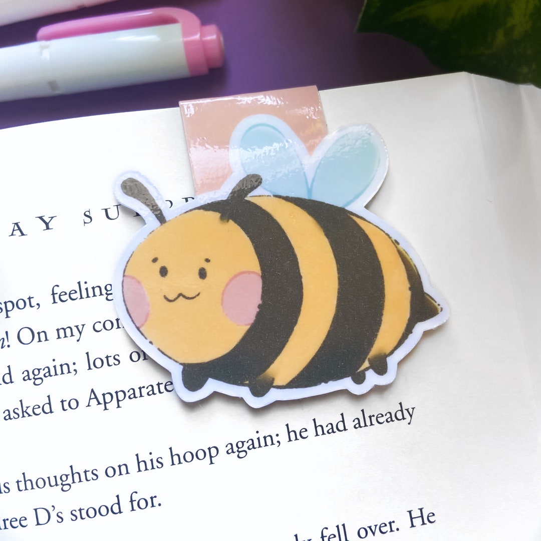 Cute Bee Magnetic Bookmark, Bookmarks for Kids, Book Accessories ...