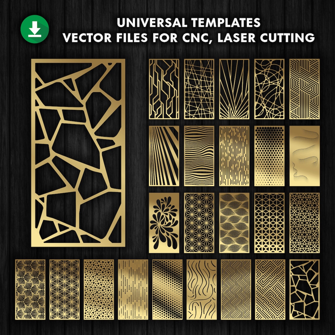 Decorative Panel Templates: Laser Cut CNC Files (digital Download) - Etsy