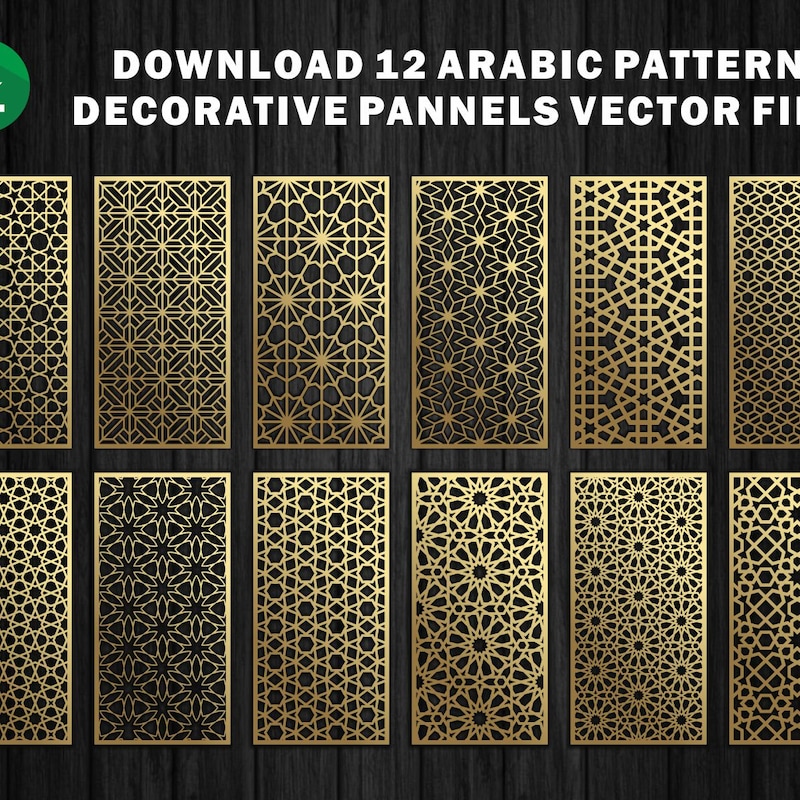 Islamic Dxf File - Etsy