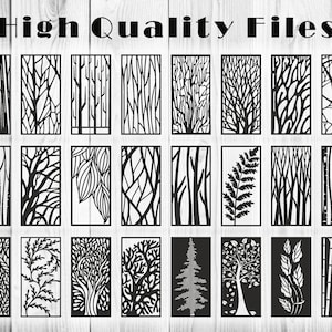 Tree Branch Panel Design: CNC Laser Cut File (dxf, Svg, Jpg) - Etsy