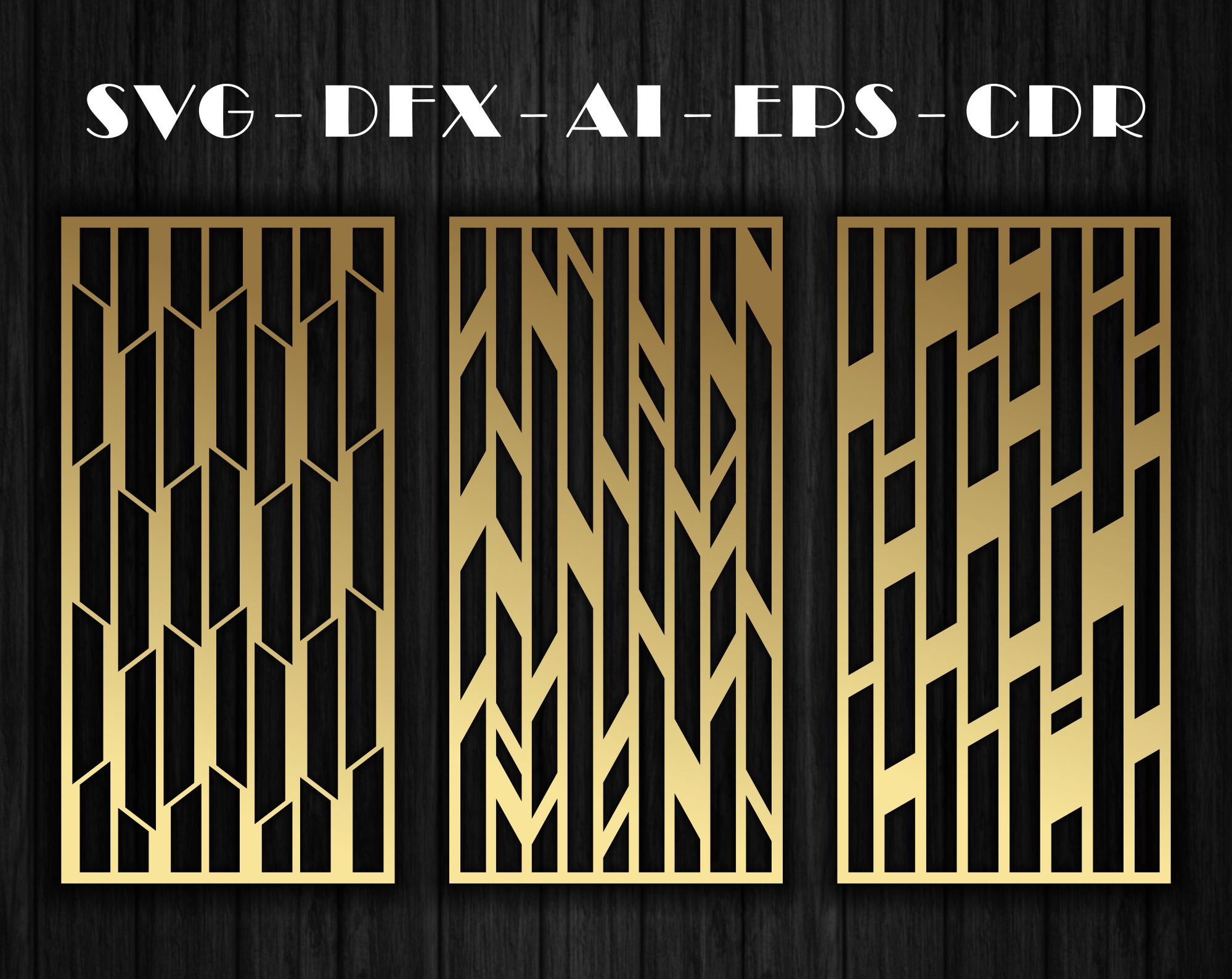 24 Templates for Decorative Partitions Panel Screen CNC - Etsy Canada