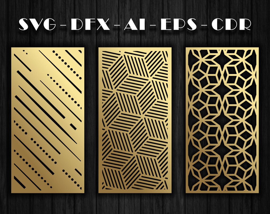 24 Geometric Patterns Universal Set for Partitions Panel | Etsy