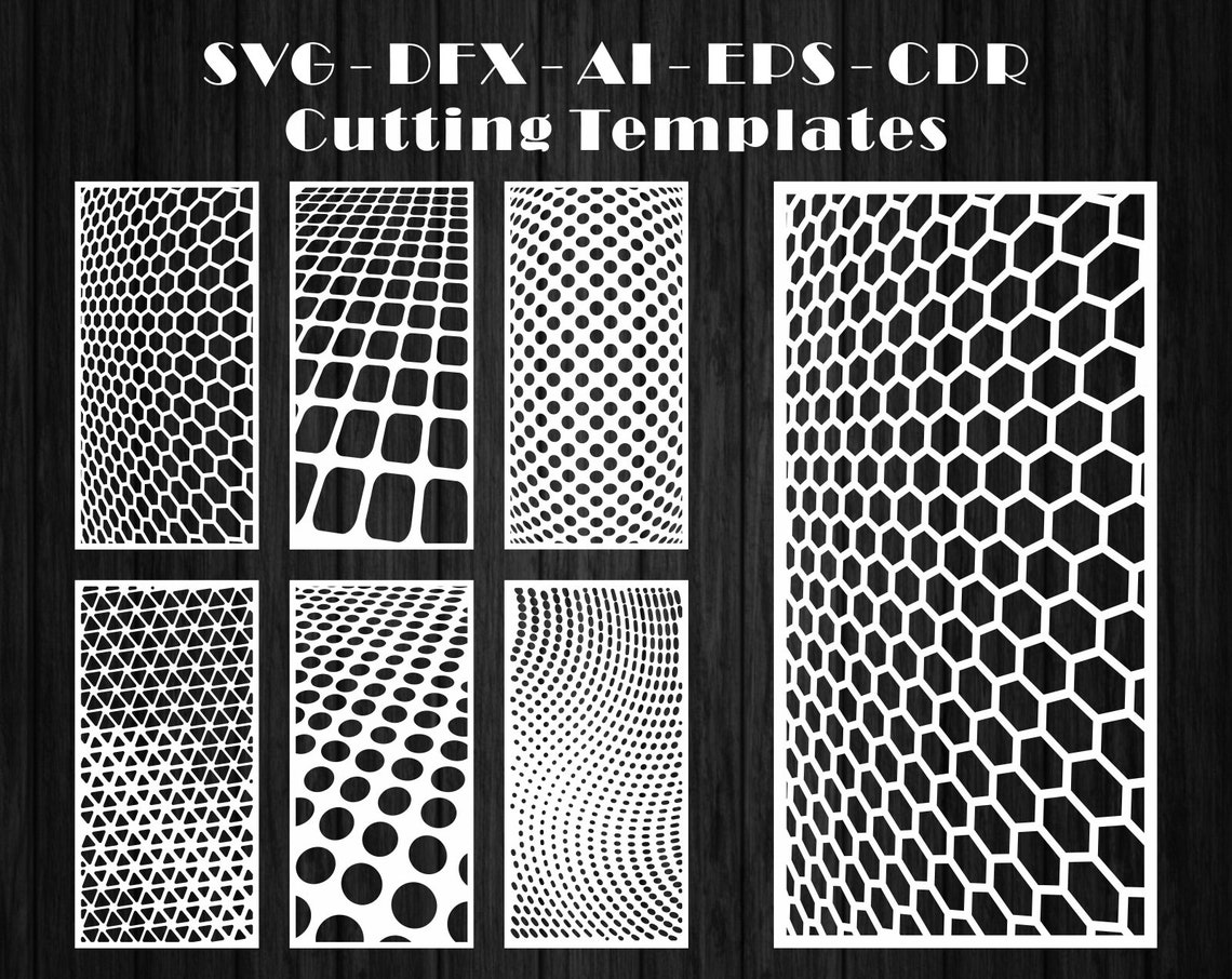 Several distorted patterns/ Vector File Instant Download | Etsy