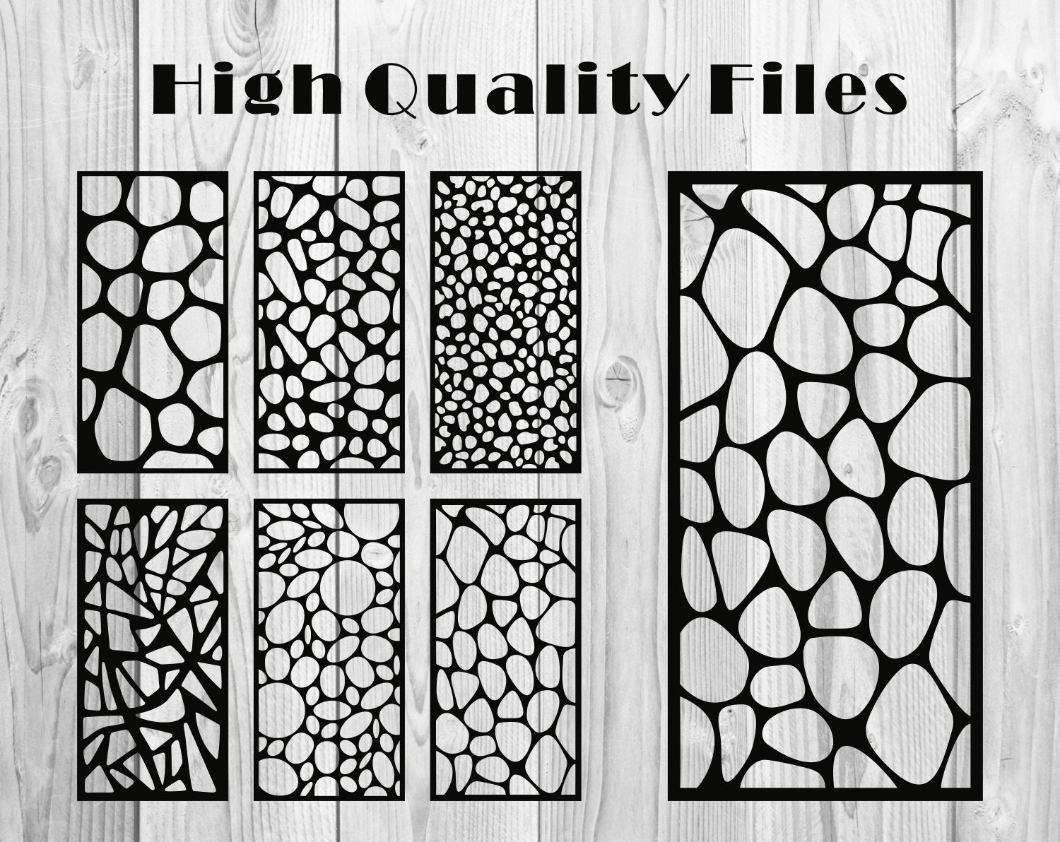 Stone Pattern / Panel Templates / Vector File. the Best Vector | Etsy India