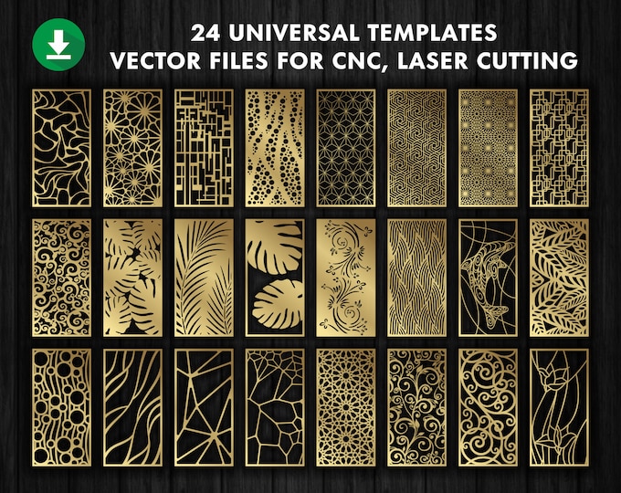 Dxf & Svg Bundle for CNC Machines, Laser and Plasma Cutting, Vector ...