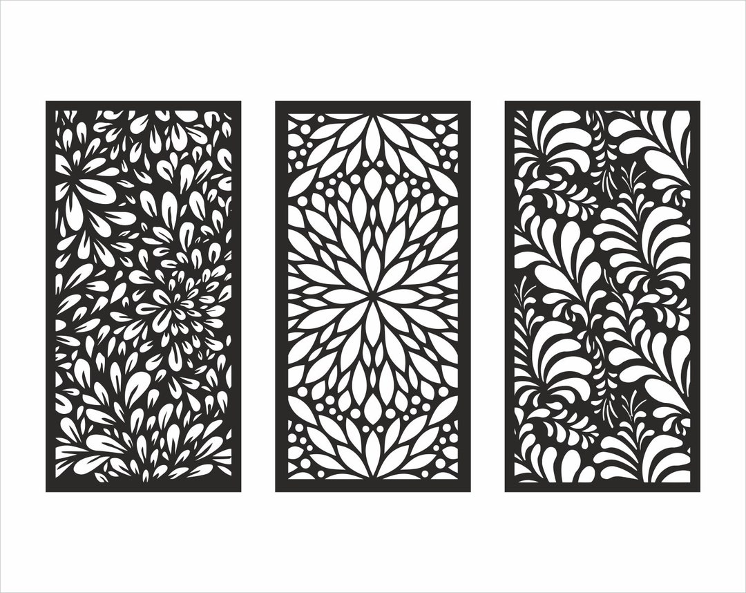 All Dxf Files. Geometric Patterns. Ornaments for Decorative Partitions ...