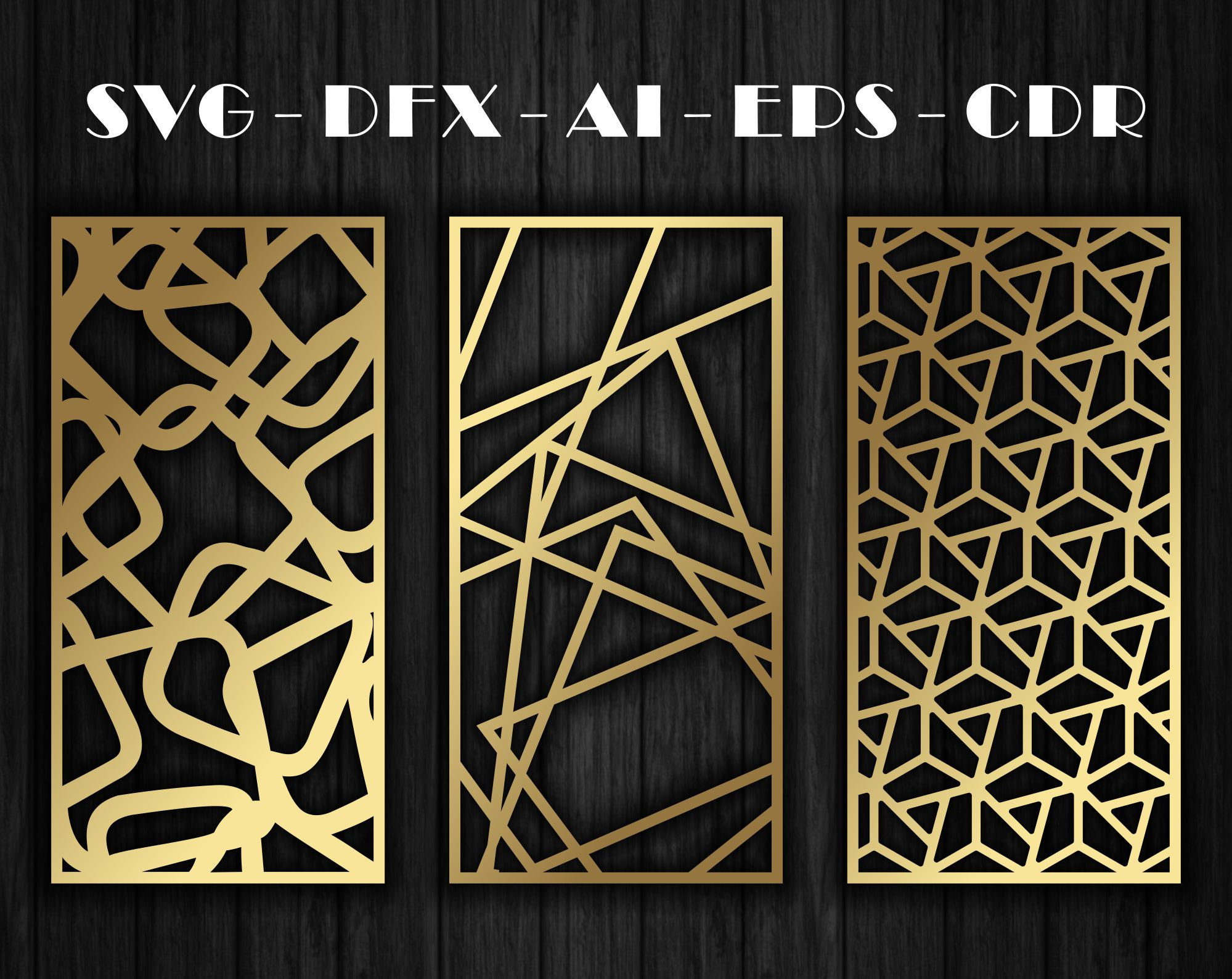 24 Geometric Patterns Universal Set for Partitions Panel | Etsy