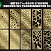 50 Geometric Privacy Panel Designs: CNC Laser Cut Vector Files (digital ...