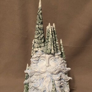 Santa Face in Trees - Etsy