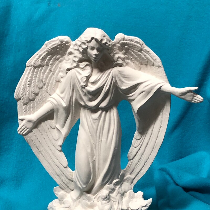 Painted Angel Statues - Etsy
