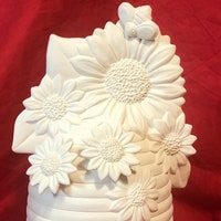 Sammy Sunflower 17" Ceramic Bisque, Ready to Paint - Etsy