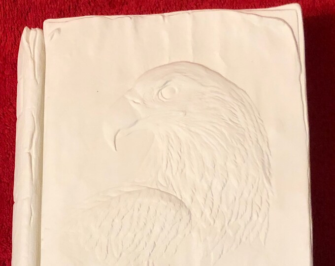 Vintage Ceramic Eagle Book Box in Bisque Ready to Paint by ...
