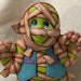 Handmade Halloween Mummy Figurine: Hand-painted Ceramic Art - Etsy